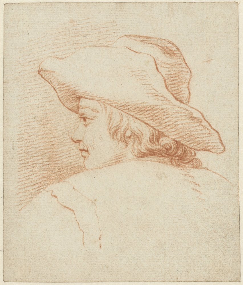 Head of a Boy with a Large Hat by Jordanus Hoorn