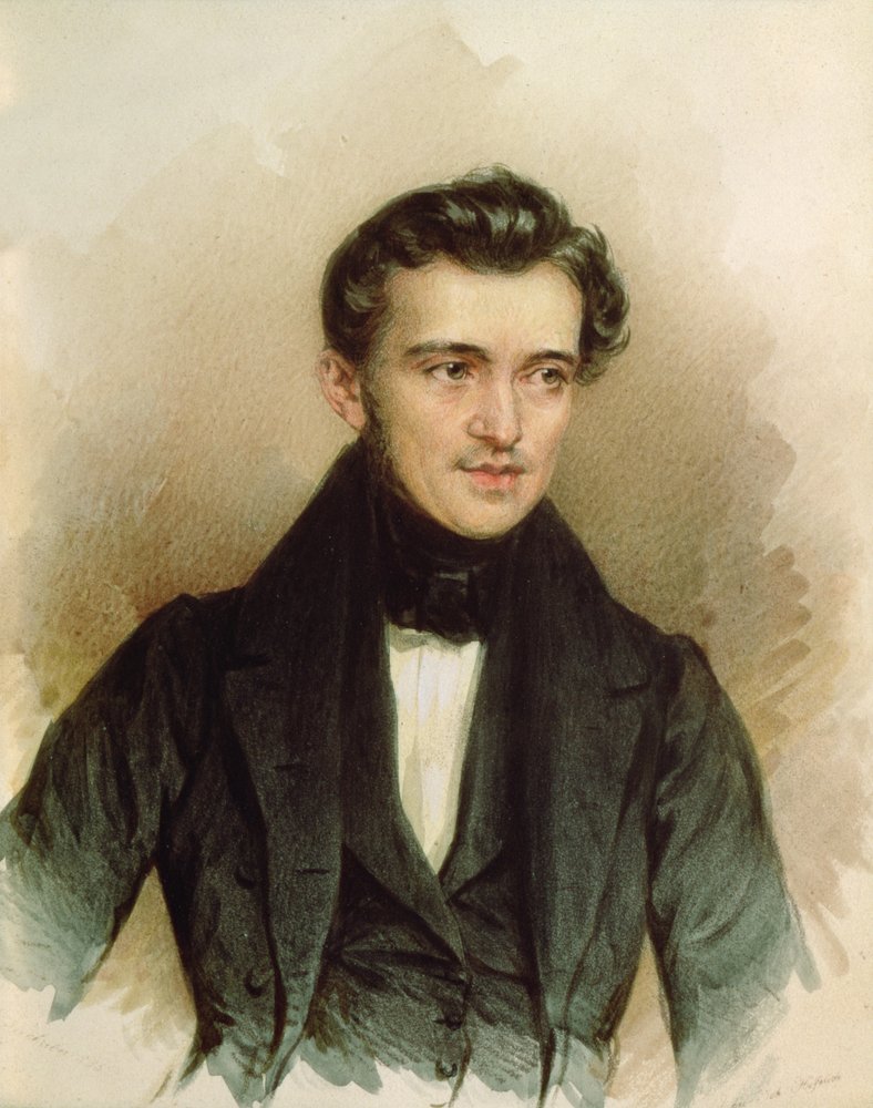 Johann Strauss the Elder, 1835 by Josef Nikolaus Kriehuber