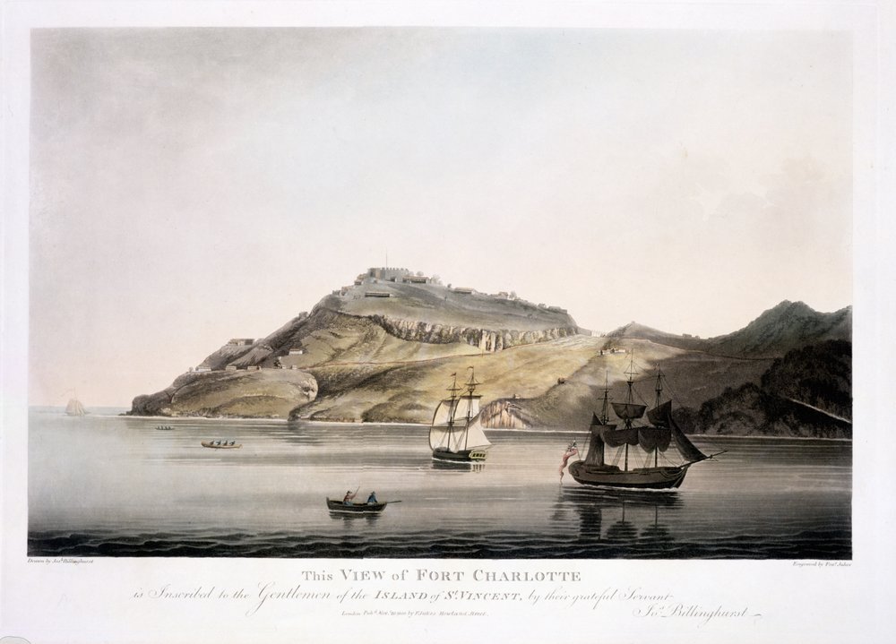 View of Fort Charlotte in the Island of St. Vincent