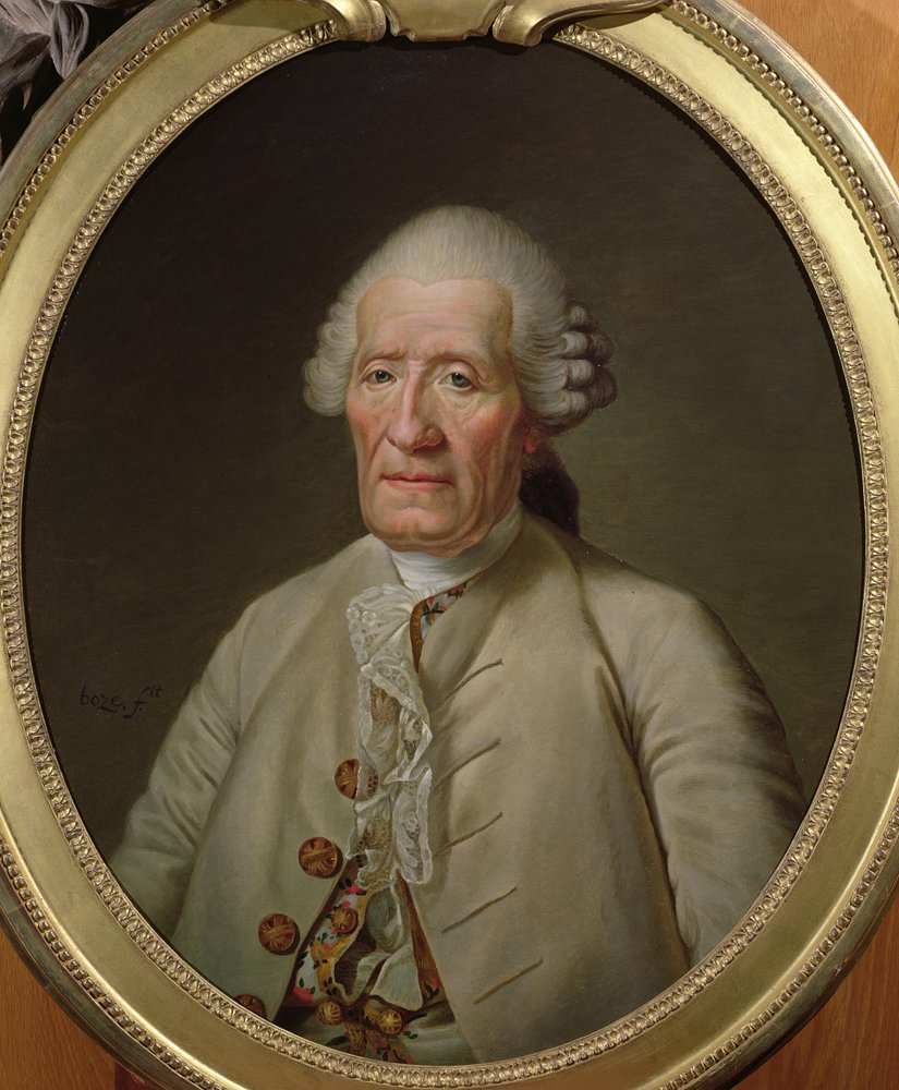 Jacques de Vaucanson, 1784 by Joseph Boze: Fine art print