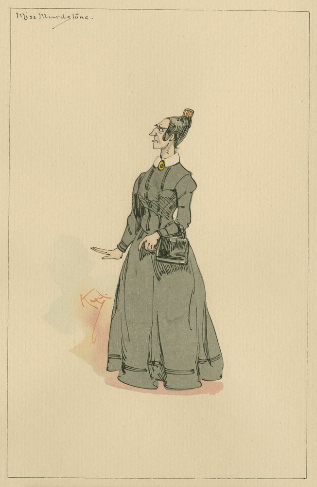 Miss Murdstone by Joseph Clayton Clarke: Fine art print