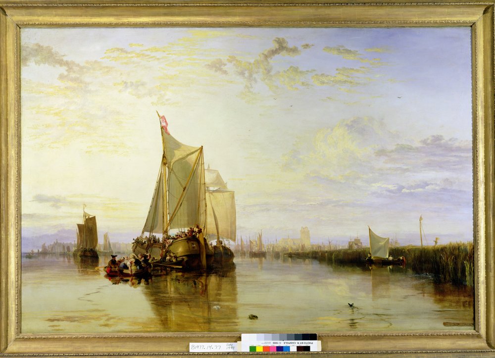 Dort or Dordrecht: The Dort Packet-Boat from Rotterdam Becalmed