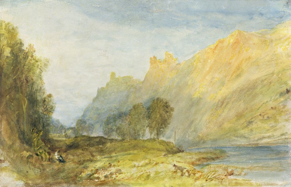 Bruderburgen on the Rhine by Joseph Mallord William Turner