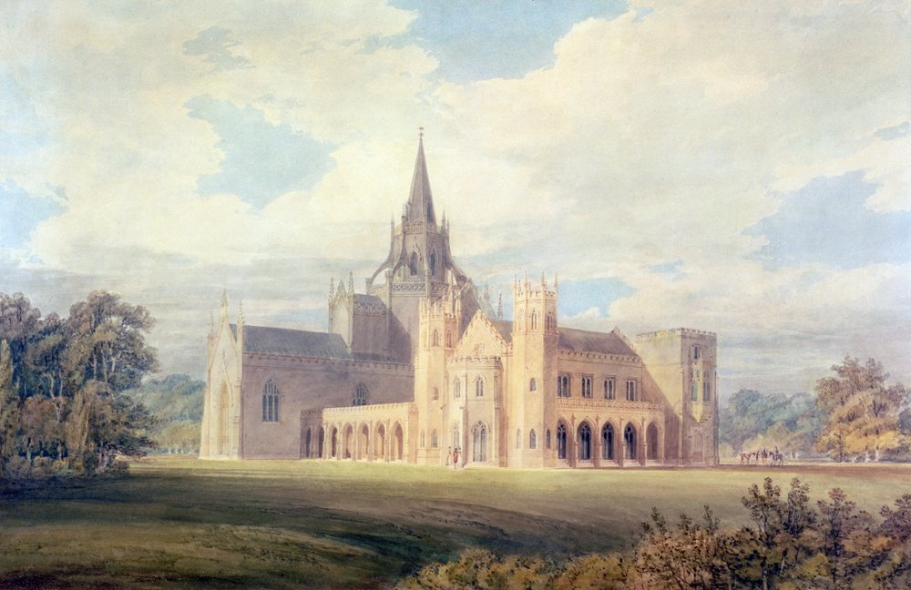Perspective View of Fonthill Abbey from the South West, c.1799