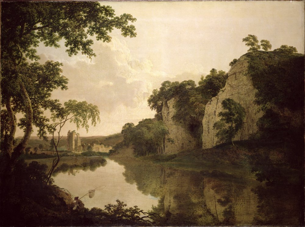 Landscape with Dale Abbey by Joseph Wright of Derby