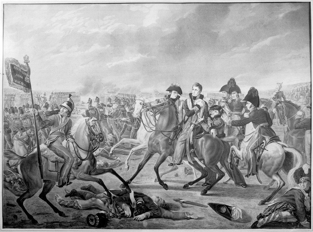 HRH William Prince of Orange wounded at the moment of victory in the ...