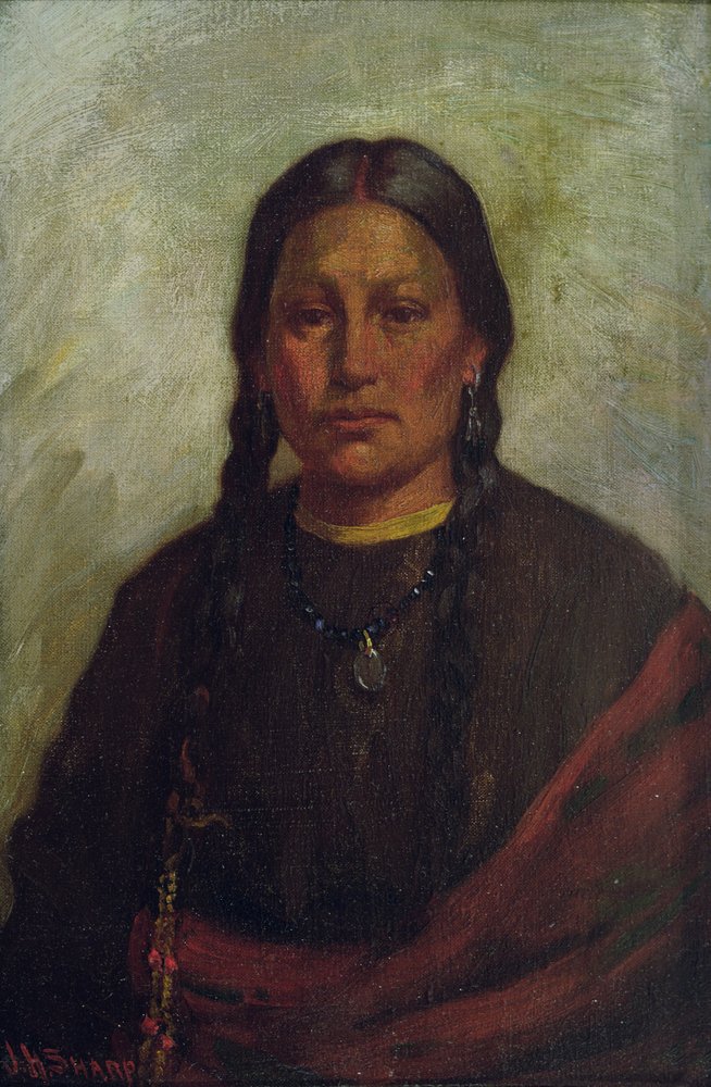 Daughter of Chief Little Chief by Joseph Henry Sharp