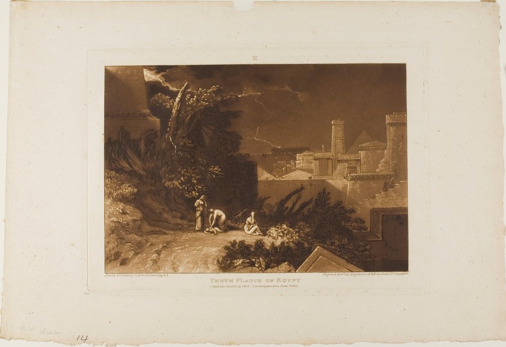 Tenth Plague of Egypt, Plate 61 from Liber Studiorum