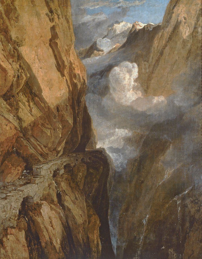 The Pass of Saint Gotthard, Switzerland