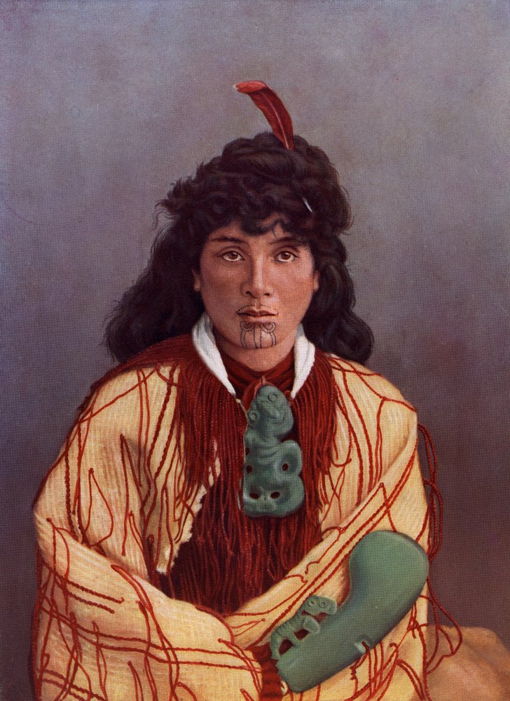 Portrait of a Young Maori Woman, Susan Rotorua, c.1890