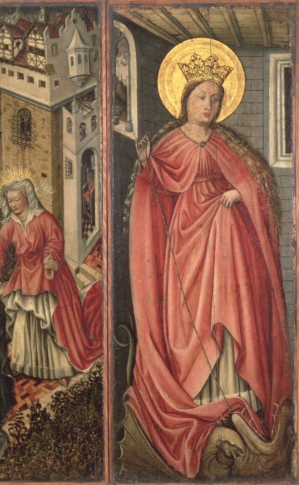 St. Margaret, Right Hand Panel of Polyptych by Jost Amman
