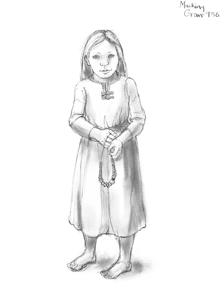 Anglo-Saxon Girl by Judith Dobie: Buy fine art print