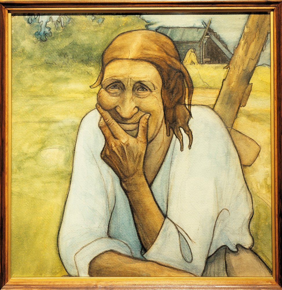 Finland, The Old Woman by Juho Rissanen: Fine art print