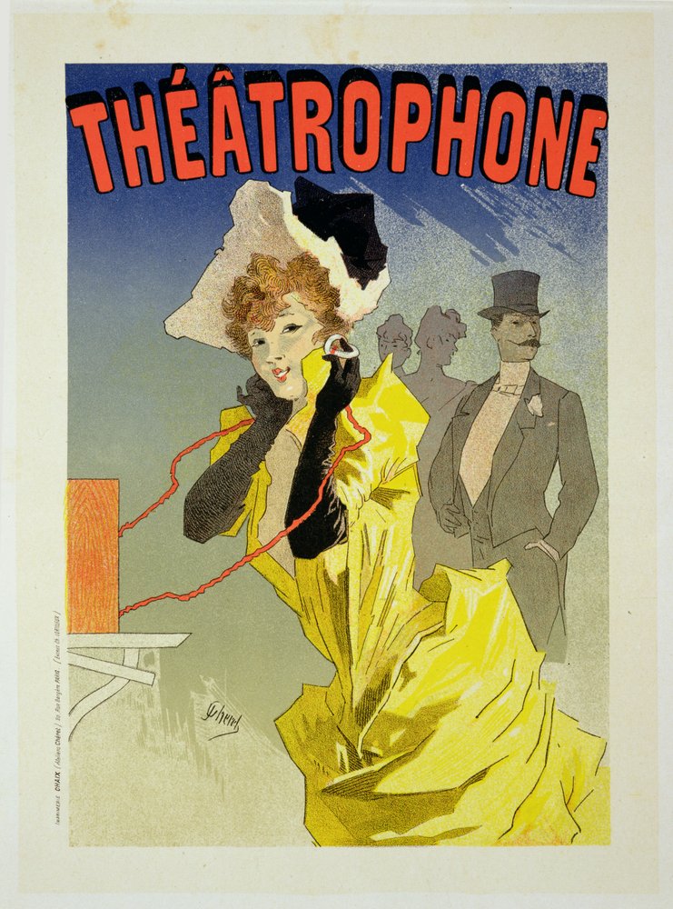 Reproduction of a Poster Advertising 'Theatrophone'