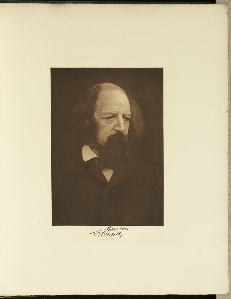 Alfred, Lord Tennyson, 1866 by Julia Margaret Cameron