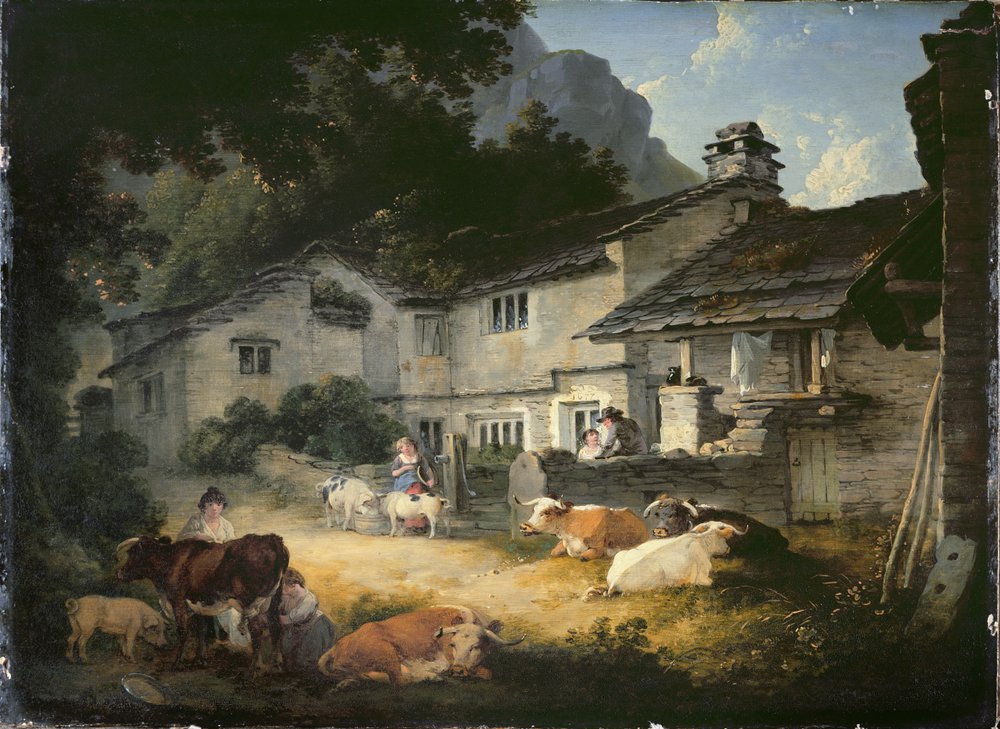 The Painter's Home, Ambleside by Julius Caesar Ibbetson