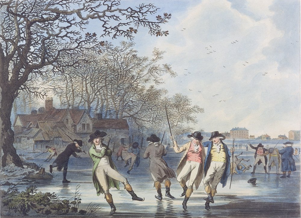 Winter Amusement: A View in Hyde Park from the Moated House, 1787