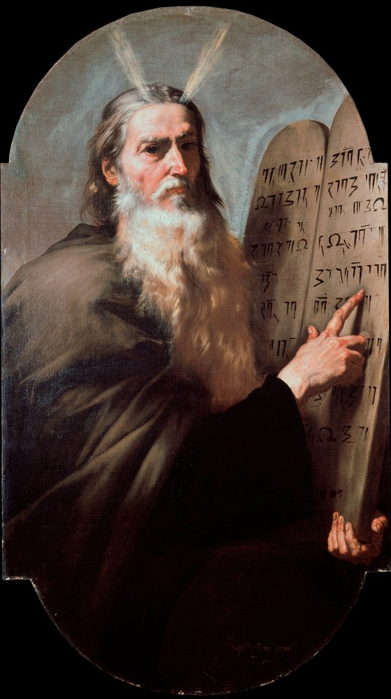 Moses Holding the Tables of the Law by Jusepe de Ribera