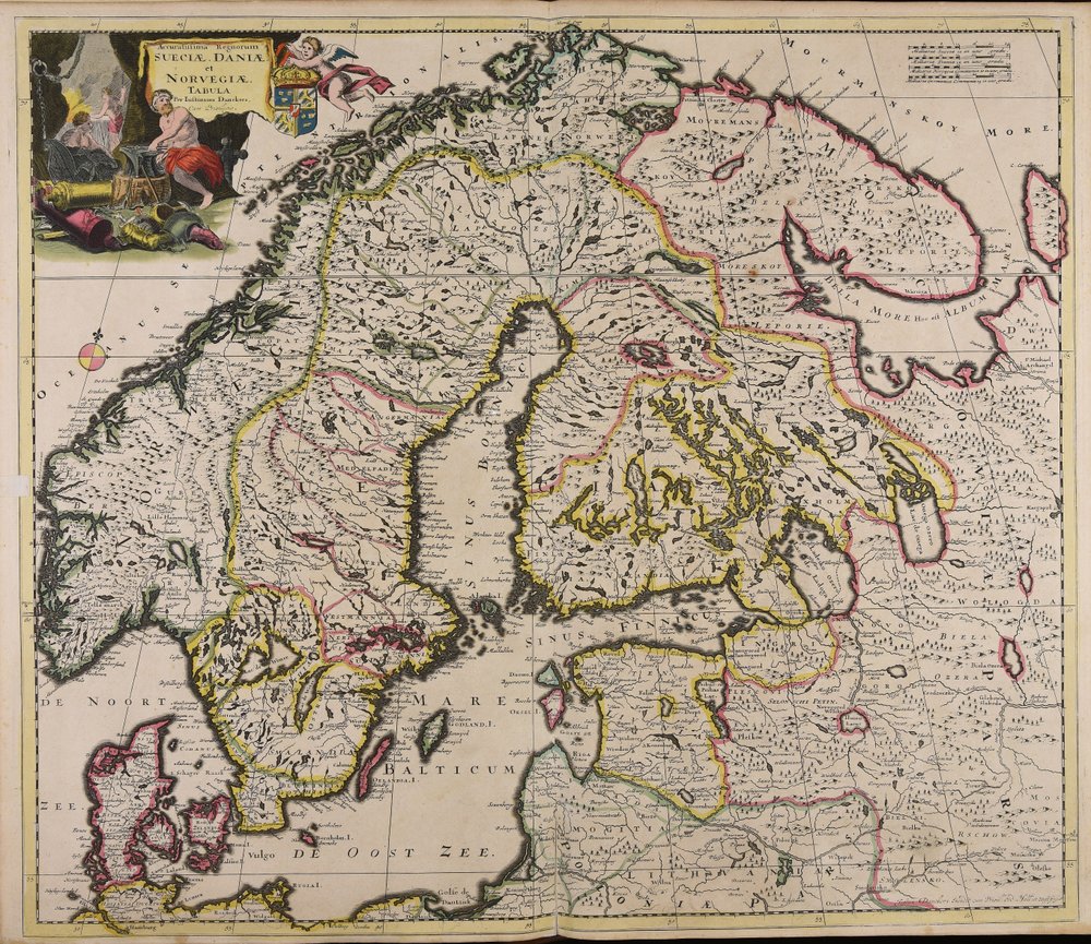 Accurate Map of the Kingdoms of Sweden, Denmark, and Norway