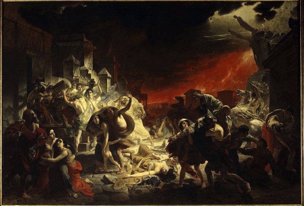 The Last Day of Pompeii by Karl Pavlovich Bryullov