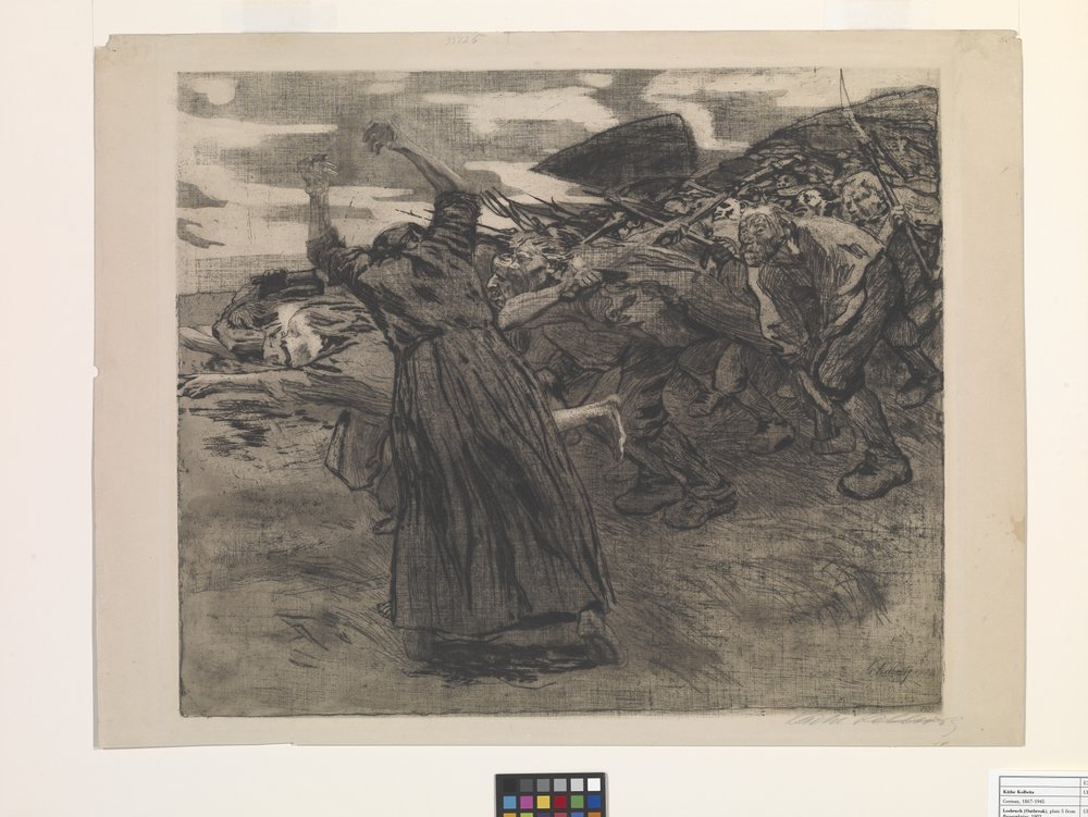 Outbreak by Käthe Kollwitz: High-quality fine art print