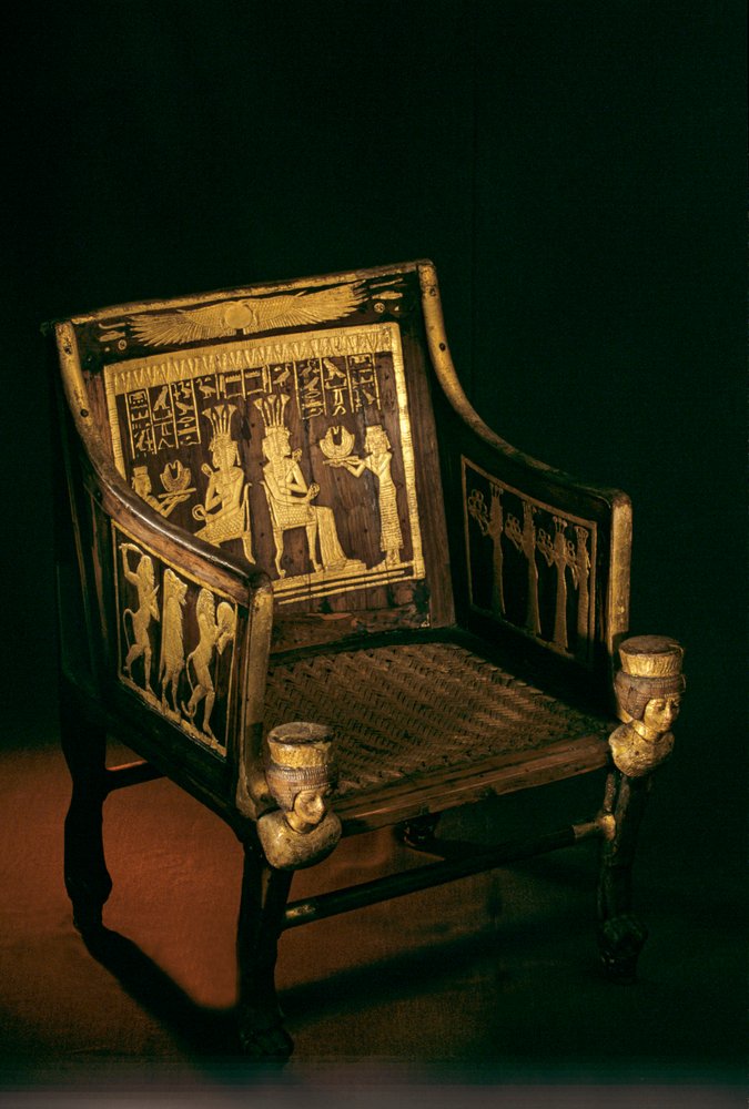 Chair of Princess Sitamun, 2009 (photo) by Kenneth Garrett
