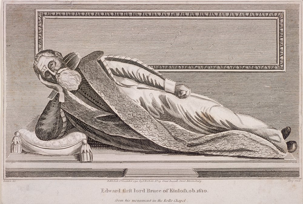 Monument to Sir Edward Bruce in Rolls Chapel, Chancery Lane, London