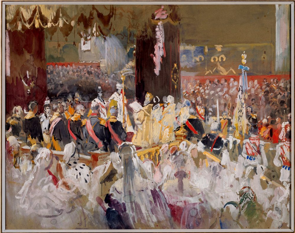 The Coronation of Emperor Nicholas II in the Assumption Cathedral