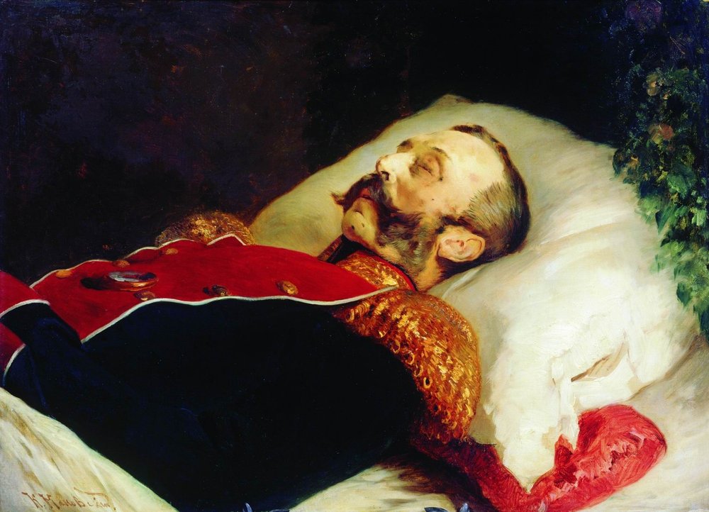 Alexander II on His Deathbed 1881 by Konstantin Makovsky