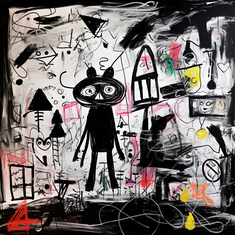 A Picture Drawn by a 3-Year-Old Child 4 by Kurt Heppke