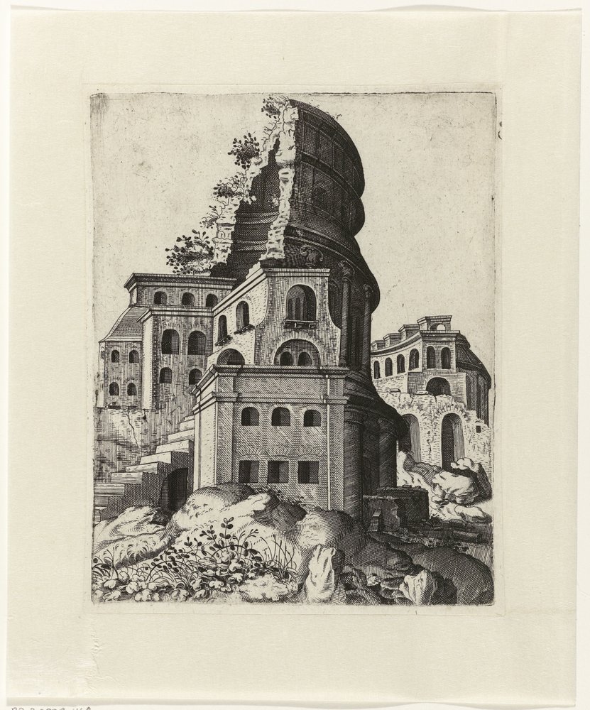 Ruin with a Staircase on the Left (series title: Depictions of Various ...