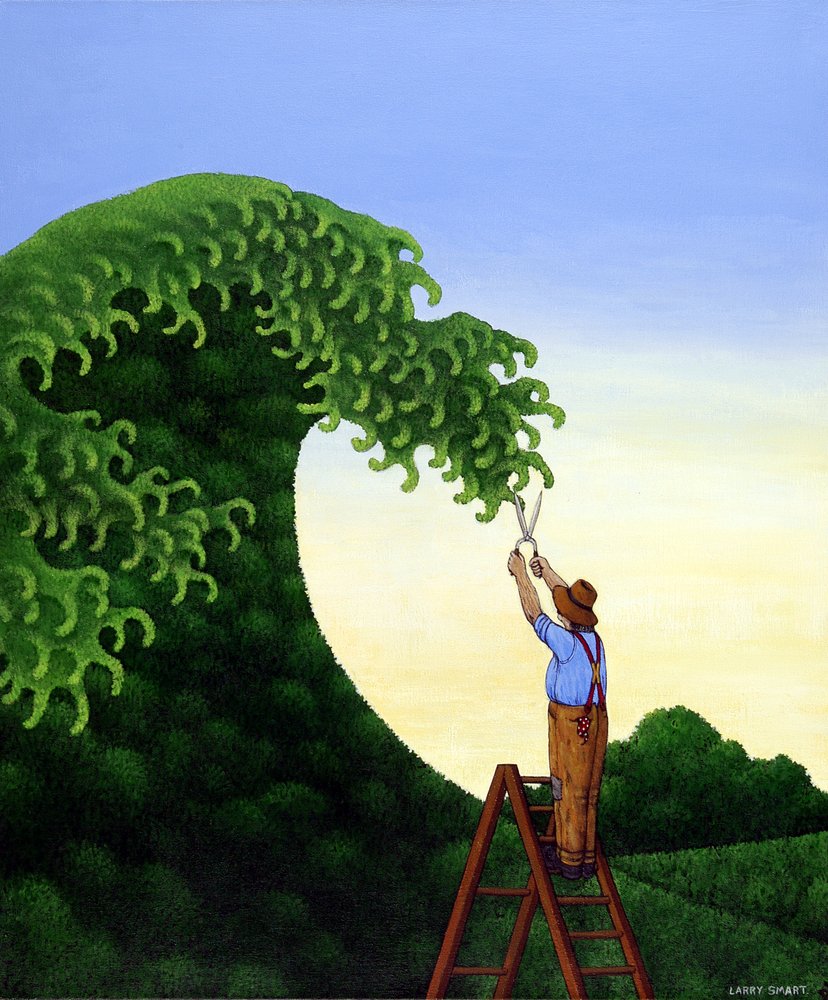 Topiary Wave by Larry Smart: High-quality fine art print