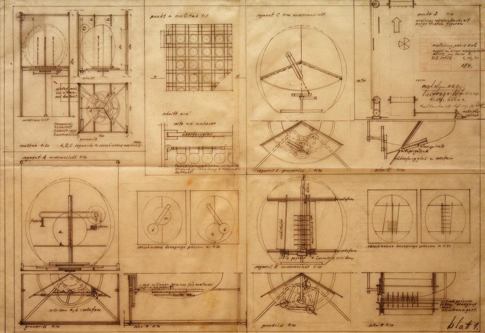 Lighting Prop of an Electric Stage by Laszlo Moholy-Nagy