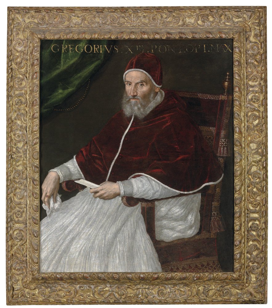 Portrait of Pope Gregory XIII, Three-Quarter-Length, Seated
