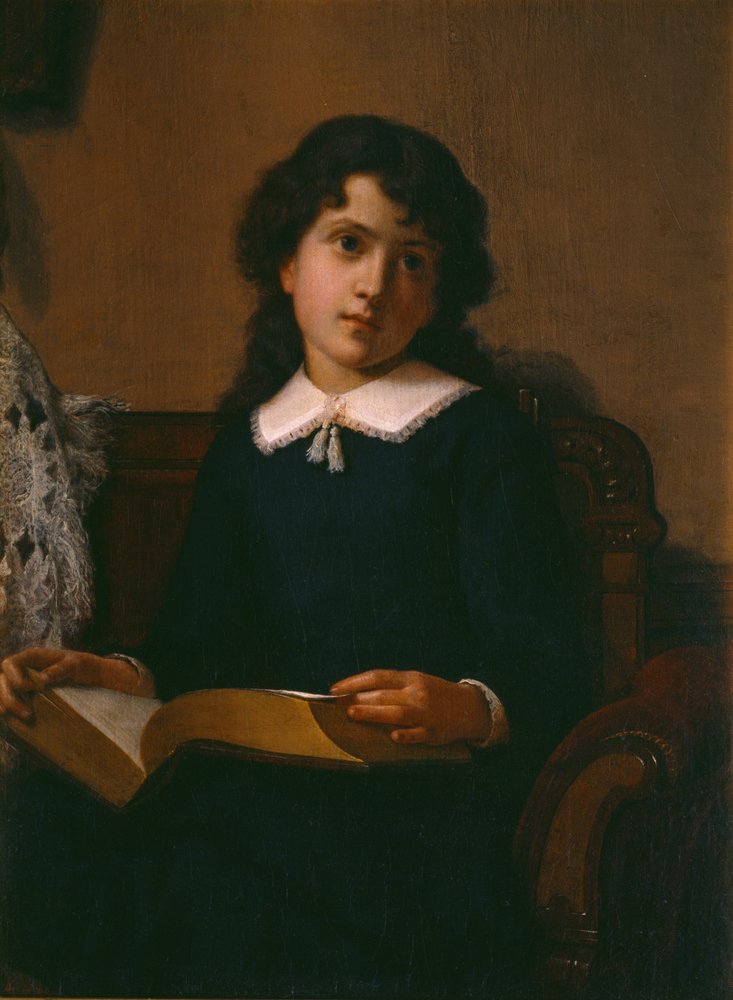 Portrait of a Young Girl by Lemuel Everett Wilmarth