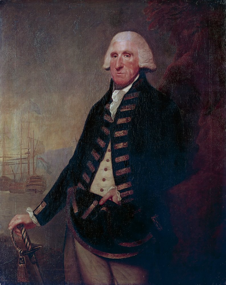 Portrait of Sir Samuel Hood, I Viscount Hood