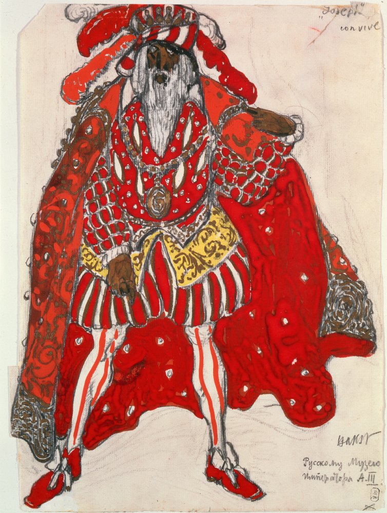 Costume of a Guest for the Ballet 'Legend of Joseph', c.1914