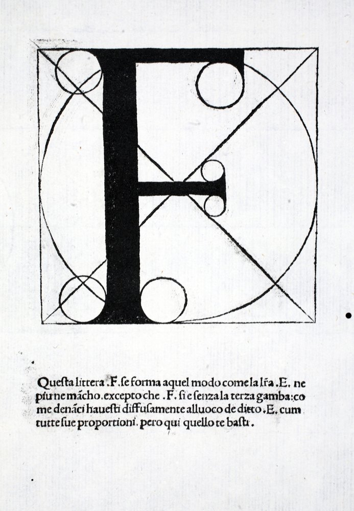F, Illustration from 'Divina Proportione' by Luca Pacioli