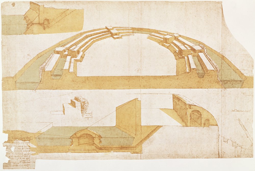 Study for a Fortress on a Polygonal Ground Plan with a Double Moat, fol ...