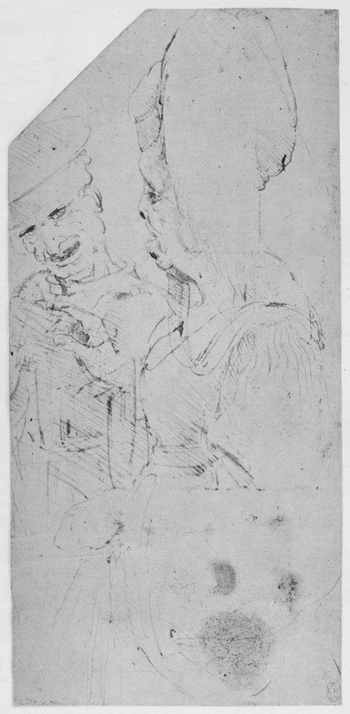 A Grotesque Betrothal, c1480 by Leonardo da Vinci