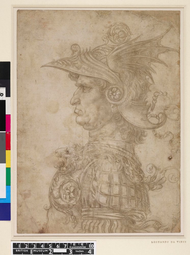 Bust of a Warrior by Leonardo da Vinci: Buy fine art print