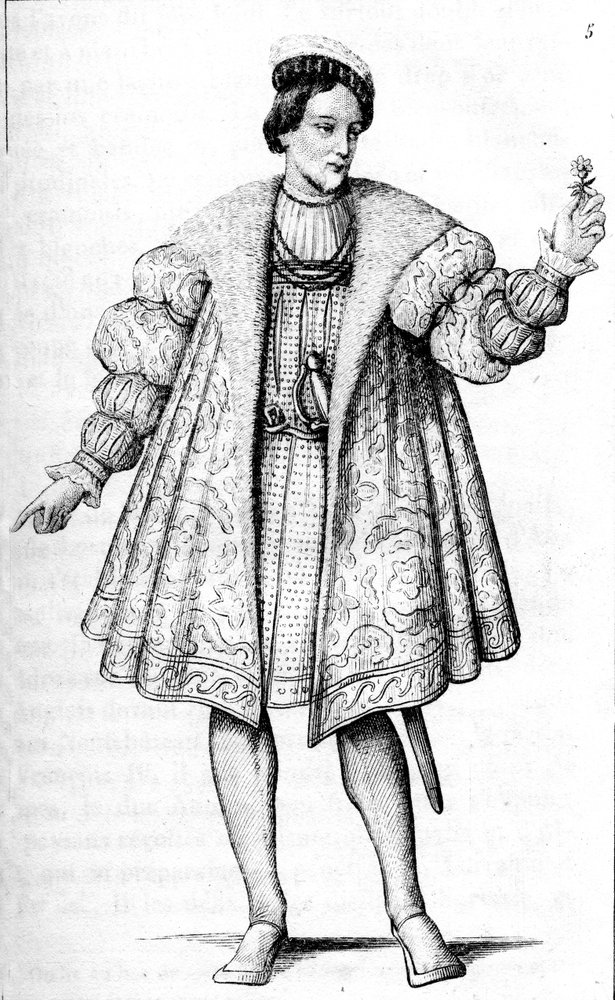 Henri D'Albret, King of Navarre, French Vintage Clothes XVI Century ...