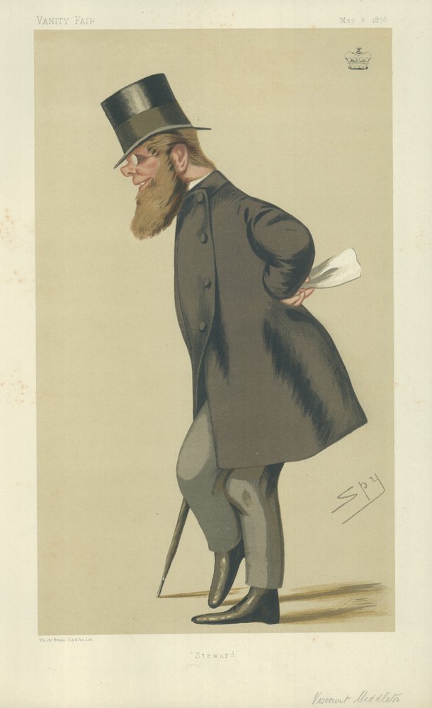 Viscount Midleton by Leslie Matthew Ward: Fine art print
