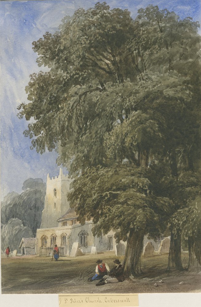 Caverswall Church by Lewis John Wood: Buy fine art print