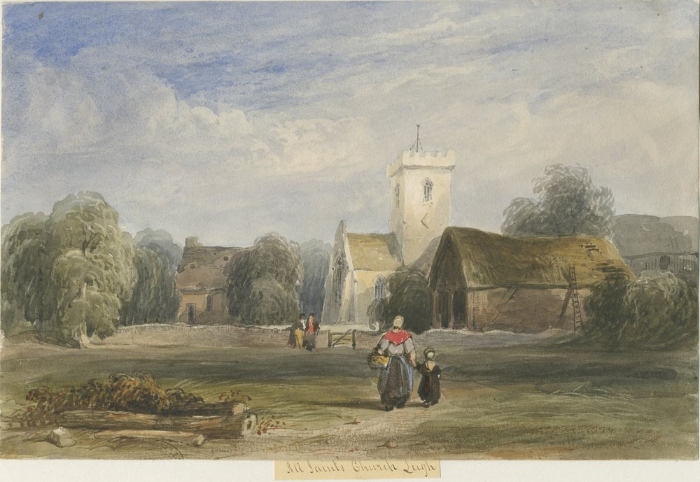 Leigh Church by Lewis John Wood: Buy fine art print