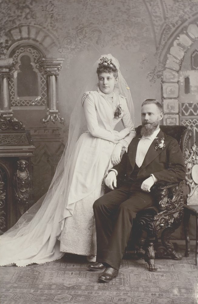 Wedding Portrait by Lewis M. Melander: Buy fine art print