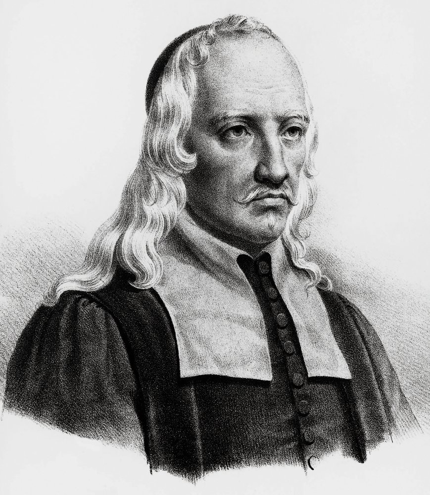 Portrait of Giovanni Alfonso Borelli, Italian mathematician, astronomer ...