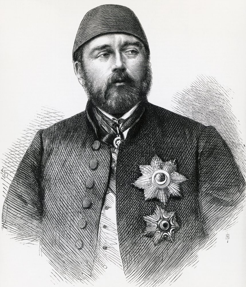 Portrait of Isma'il Pasha (1830-1895), Khedive (Viceroy) of Egypt ...