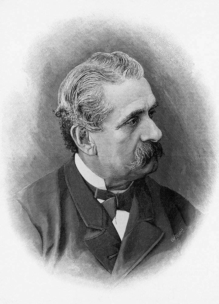 Portrait of Paolo Ferrari (1822-1889), Italian playwright and writer