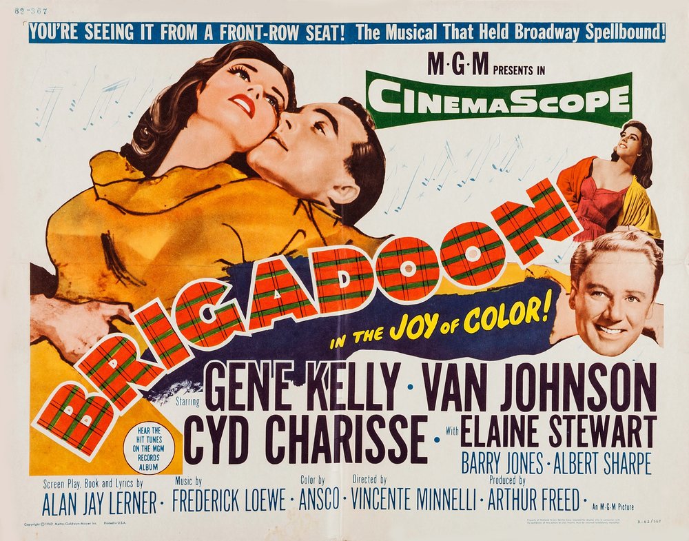 Poster for 'Brigadoon' directed by Vincente Minnelli